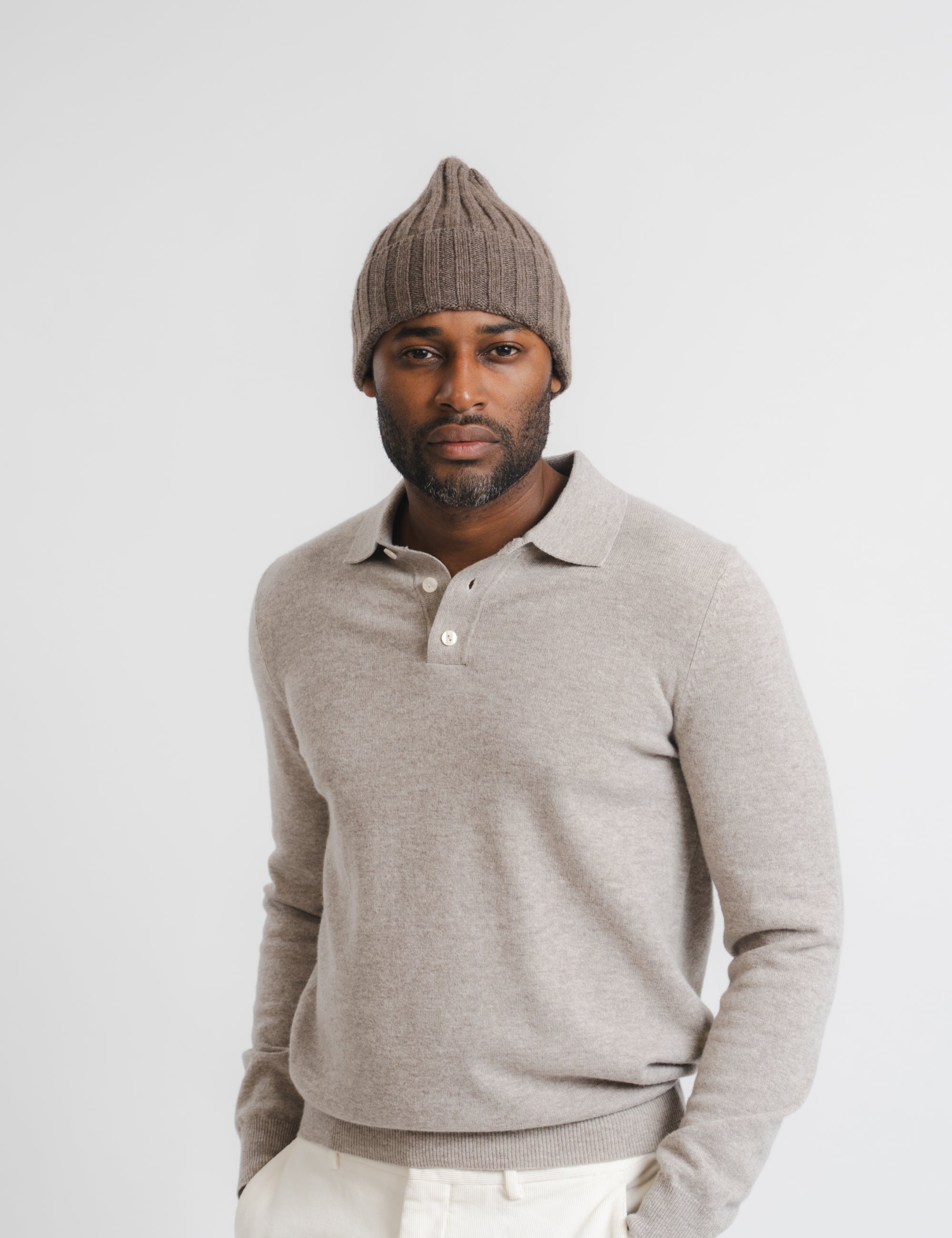 Ribbed BA Beanie - Brown – Brown Avenue